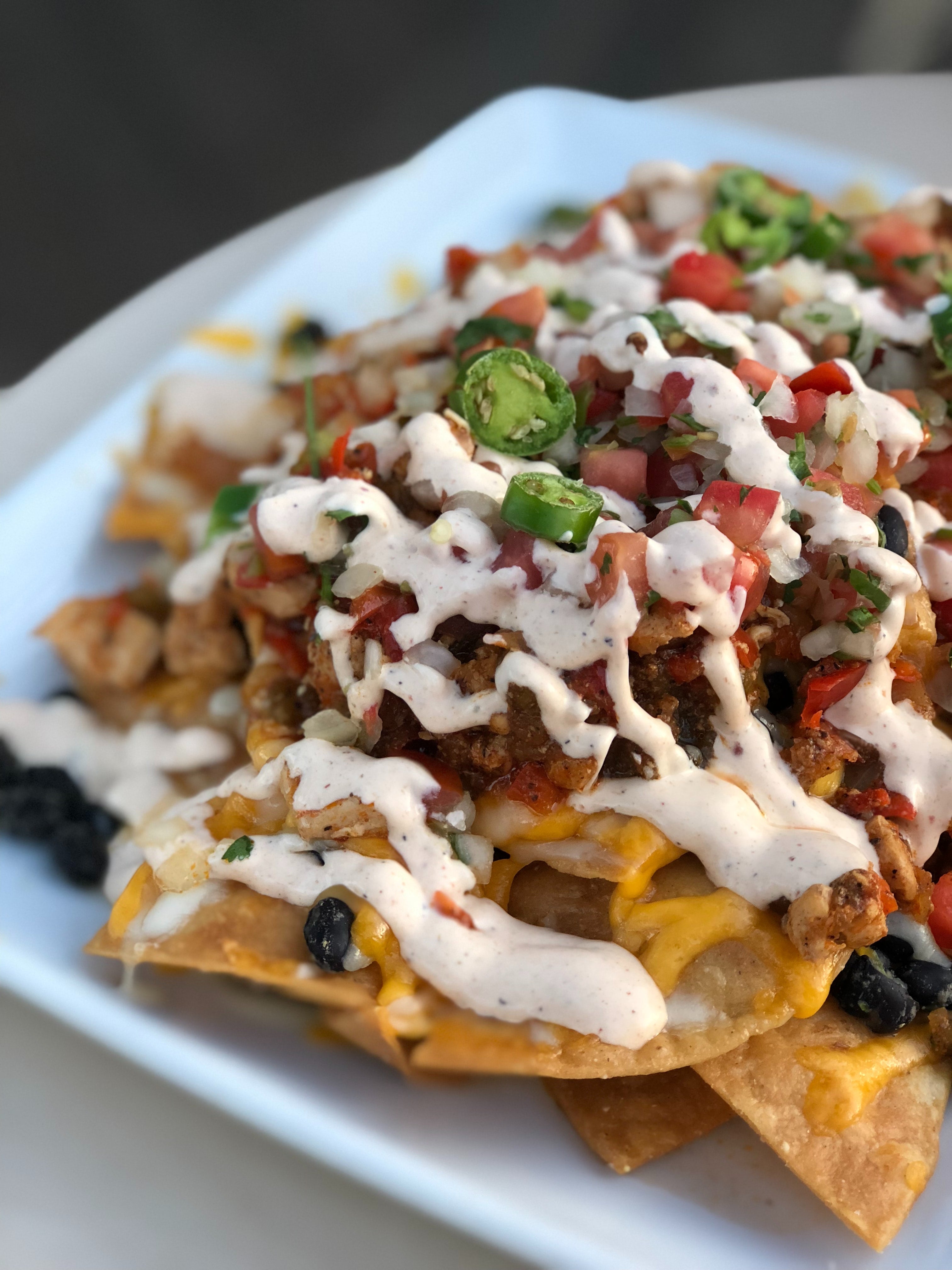 Realm | Blog | Super Bowl Recipe - Cheesy Cauliflower Nachos